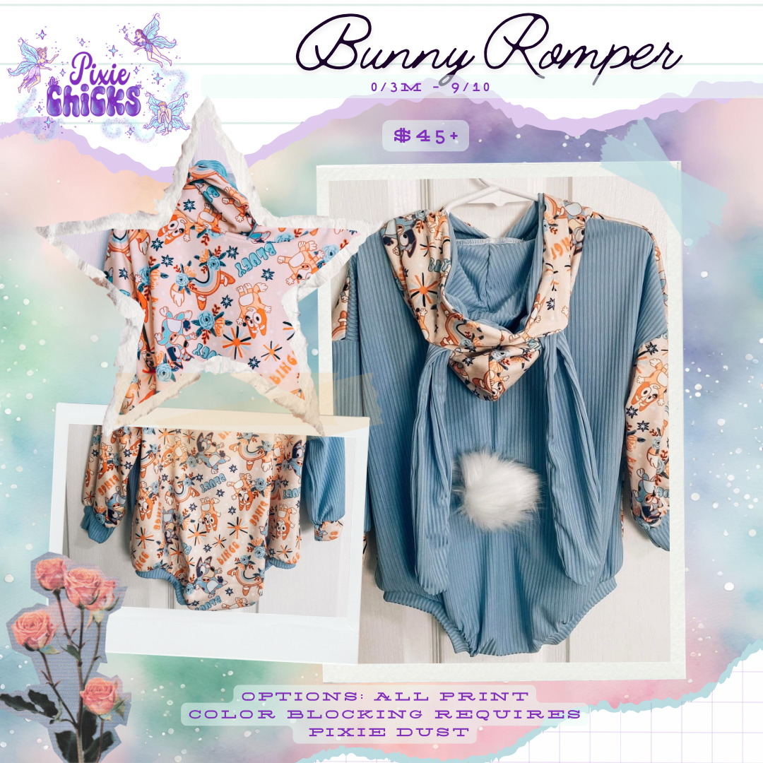 Bunny Romper – Pixie Chicks